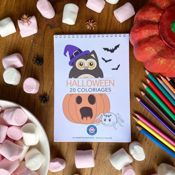 Cahier de coloriage Halloween | Les gommettes françaises