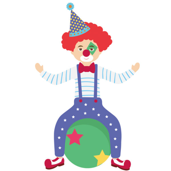 Clown à habiller | Les gommettes françaises