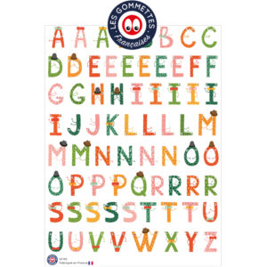 70 gommettes alphabet | Les gommettes françaises