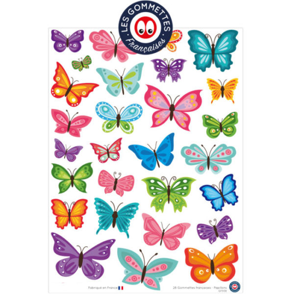 34 gommettes Fleurs | Les gommettes françaises