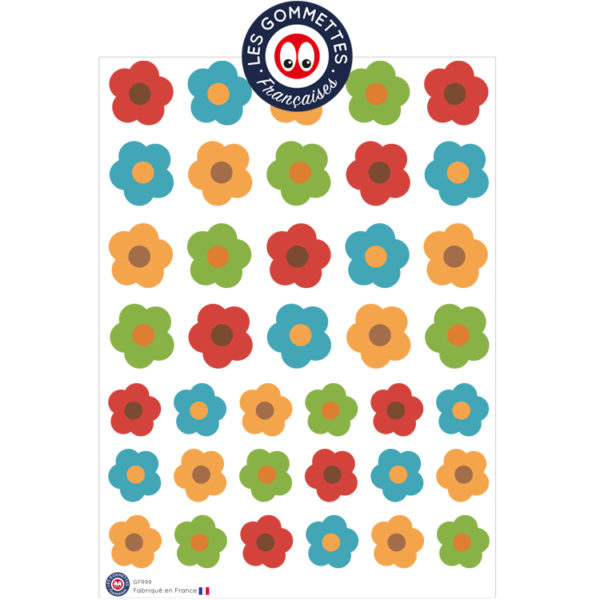 Gommettes Fleurs | Les gommettes françaises