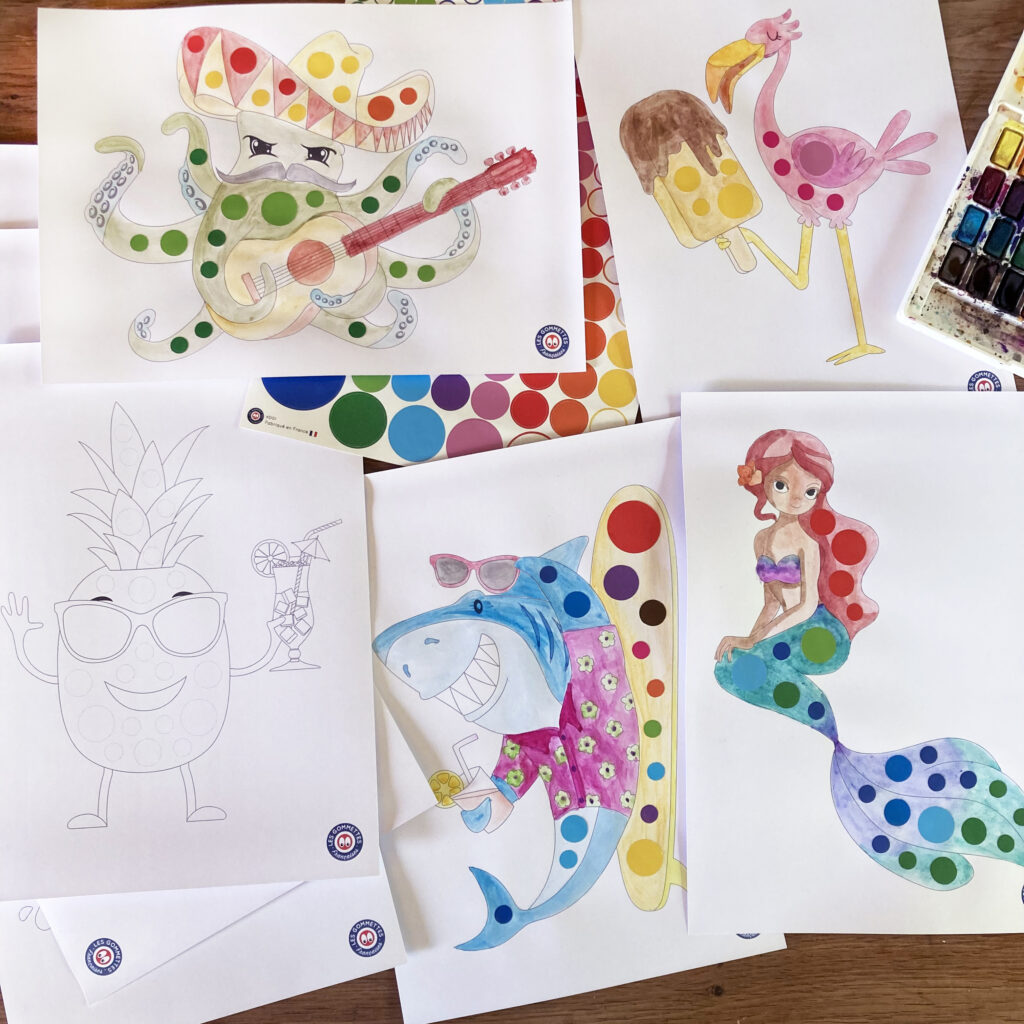 Kit de gommette été | Les gommettes françaises