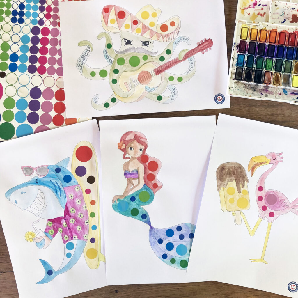 Kit de gommette été | Les gommettes françaises