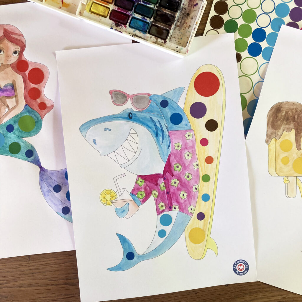 Kit de gommette été | Les gommettes françaises