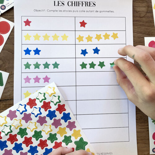 Fichier pédagogique gommettes | Les gommettes françaises