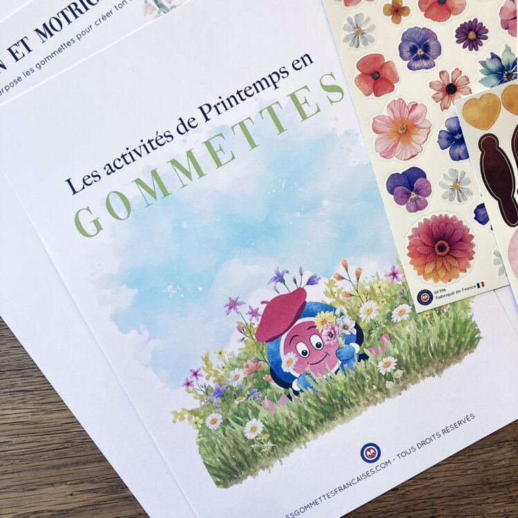 Les activités de Printemps en gommettes | Les gommettes françaises