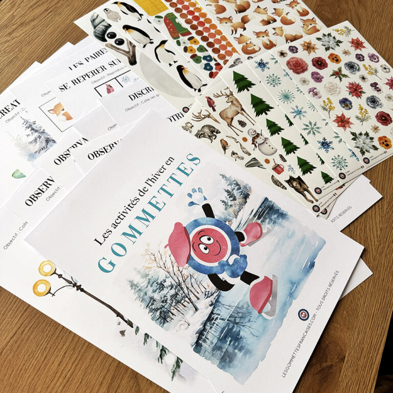 Les activités gommettes à télécharger | Les gommettes françaises