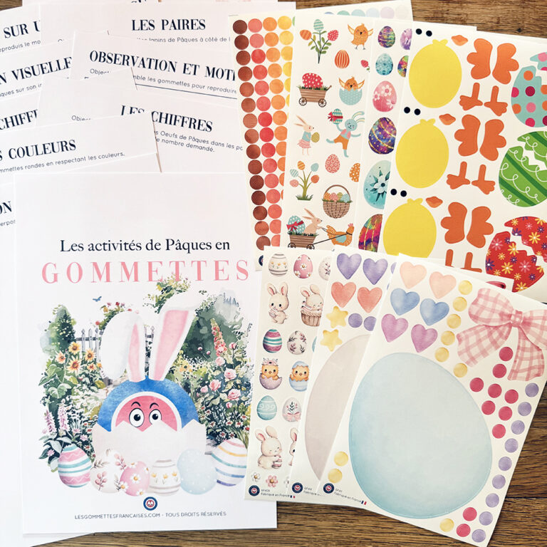 Les activités de Pâques en gommettes | Les gommettes françaises