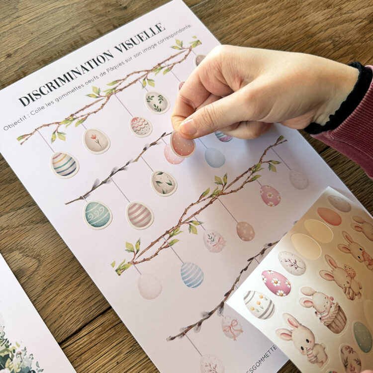 Les activités de Pâques en gommettes | Les gommettes françaises