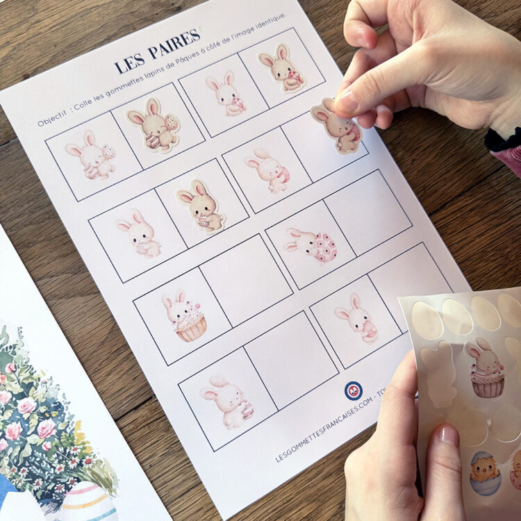 Les activités de Pâques en gommettes | Les gommettes françaises