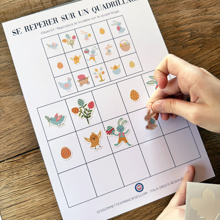 Les activités de Pâques en gommettes | Les gommettes françaises