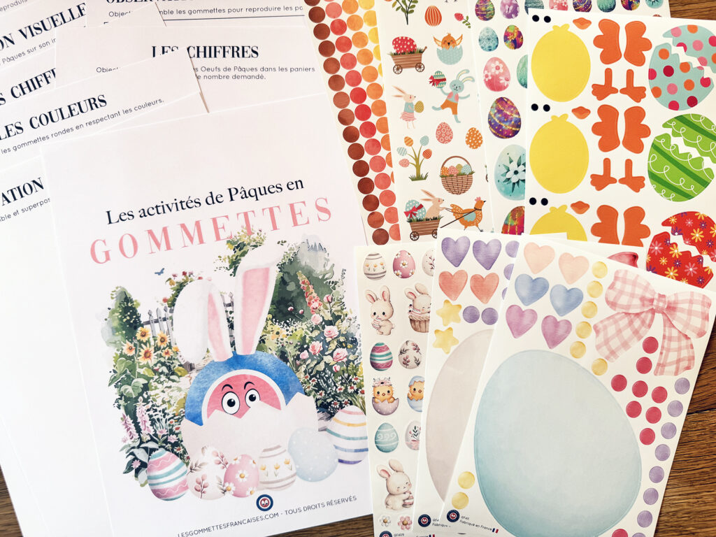 Les activités gommettes à télécharger | Les gommettes françaises