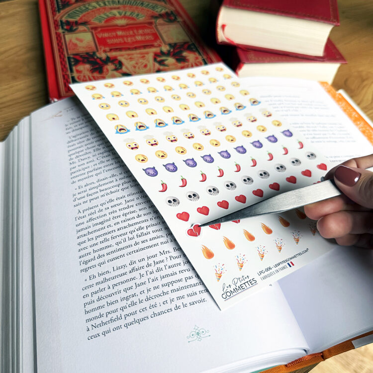 126 stickers Book reactions | Les gommettes françaises