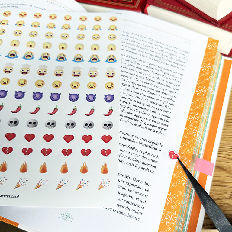 126 stickers Book reactions | Les gommettes françaises